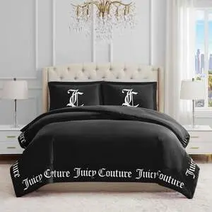 Juicy Couture Gothic Border Reversible Comforter Set