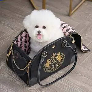 Juicy Couture Pet Carrier - Black