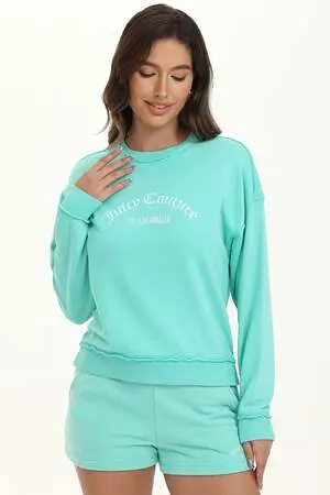 Juicy Couture Embroidered Sweatshirts Hoodies For Women