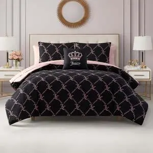 Juicy Couture Link Printed Bed In A Bag Bedding Set