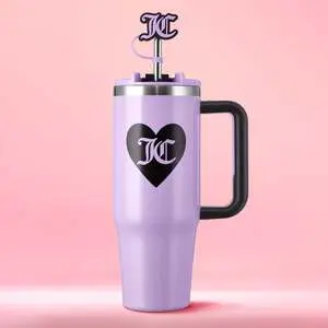 Juicy Couture Jetsetter Hydration Stainless Steel Tumbler - Lavender