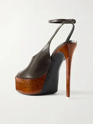 Attico Ornella Leather Sandals