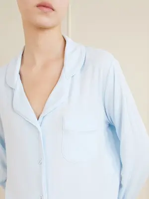 SKIMS Ribbed Pajama Set - Blue