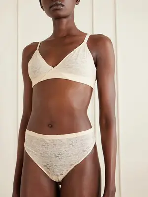 Spanx Stretch Lace Triangle Bralette