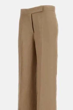 Max Mara Wide-leg Linen Trousers