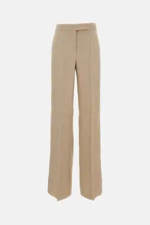 Max Mara Angus Linen Trousers - Beige