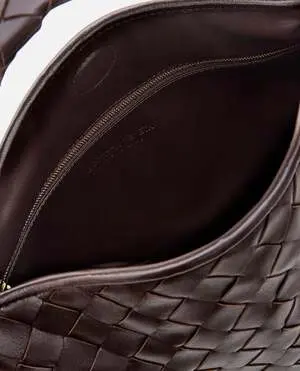 Bottega Veneta Small Hop Hobo Shoulder Bag - Brown