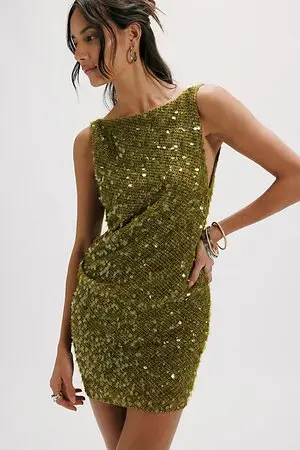 Bec & Bridge Cabine Boatneck Mini Dress