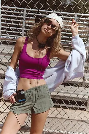 Free People Happiness Runs Scoop Cami Wild Raspberry
