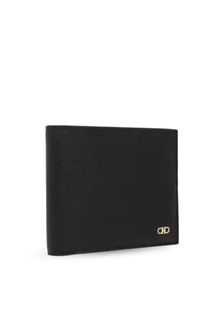 FERRAGAMO Leather Wallet - Black