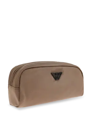 Emporio Armani Sustainability Cosmetic Bag - Brown