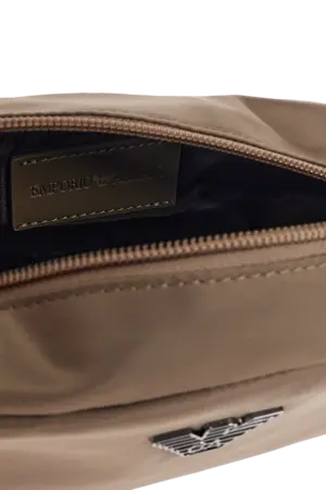 Emporio Armani Sustainability Cosmetic Bag - Brown
