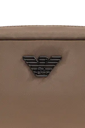 Emporio Armani Sustainability Cosmetic Bag - Brown