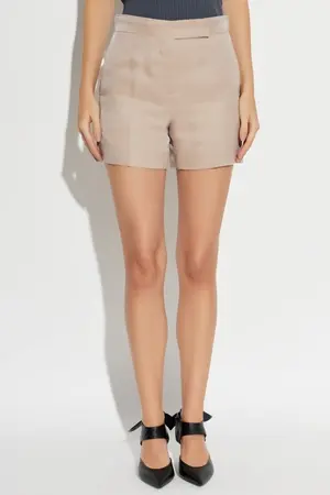 Max Mara Aerosi Silk Shorts - Beige