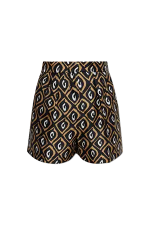 Max Mara Contrast Stitching Shorts For Women
