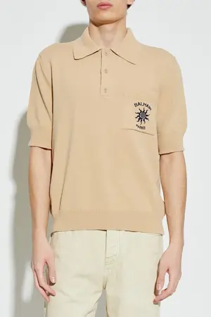 Balmain Polo Shirt With Pocket