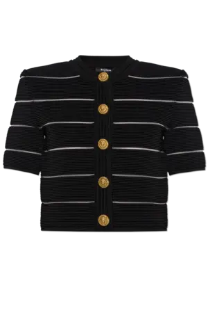 Balmain Short-sleeve Cardigan
