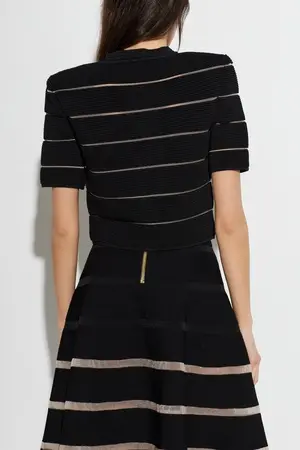 Balmain Short-sleeve Cardigan