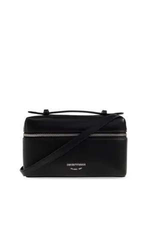 Emporio Armani Bovine Leather Handbag With Adjustable Strap