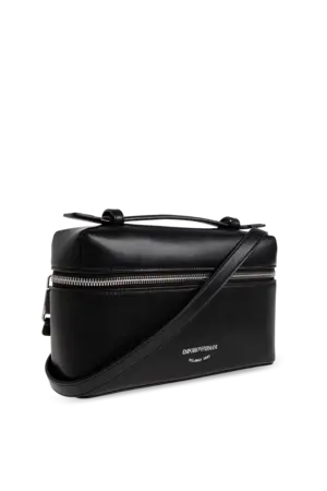 Emporio Armani Bovine Leather Handbag With Adjustable Strap