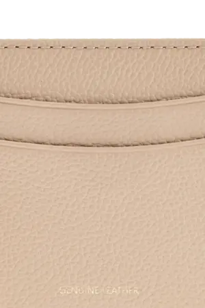 Emporio Armani Leather Card Holder - Pink