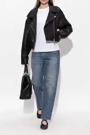COACH Leather Ballet Flats