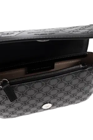 Emporio Armani Geometric Monogram Stitching Shoulder Bag