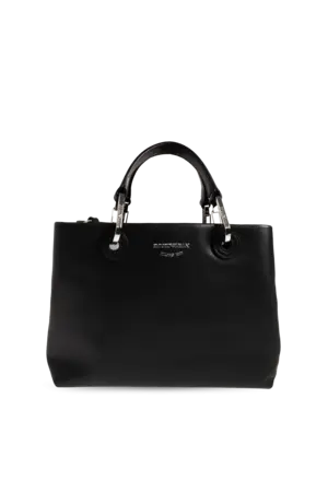 Emporio Armani Leather Handbag - Black