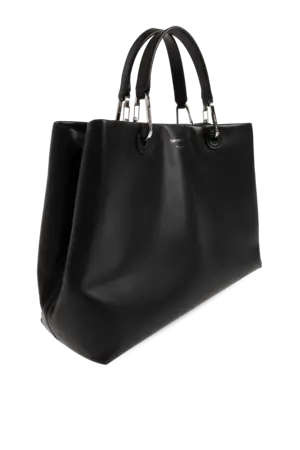 Emporio Armani Leather Shopper Bag