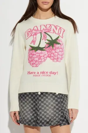 GANNI Logo Sweater