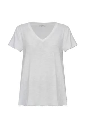 American Vintage V-neck T-shirt - White