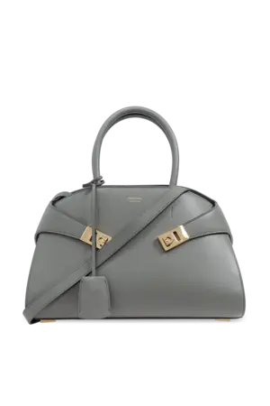 FERRAGAMO Hug Shoulder Bag - Grey
