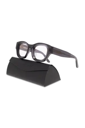 Thierry Lasry Rectangular Acetate Eyeglasses - Black