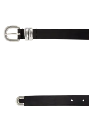 BY MALENE BIRGER Leather Belt - Black