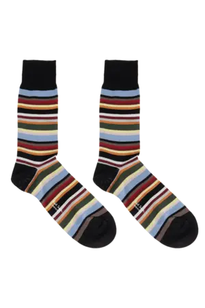 Paul Smith Striped Patterned Socks - Multicolour