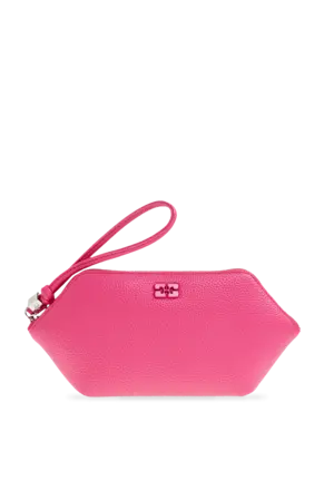 GANNI Wallet With Logo - Pink