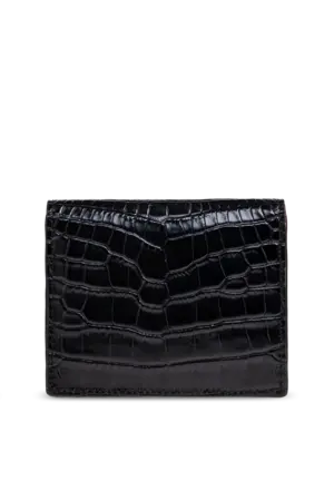 TOTEME Leather Card Holder - Black