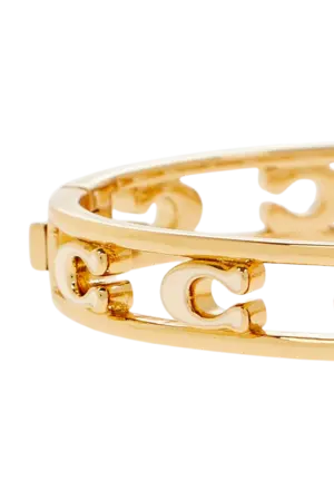 COACH Logo Bracelet - Gold