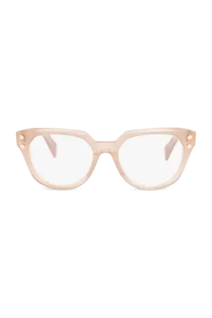 Balmain Cat Eye Prescription Glasses - Beige