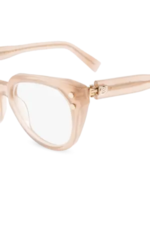 Balmain Cat Eye Prescription Glasses - Beige