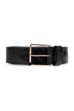 Max Mara Leather Belt - Black