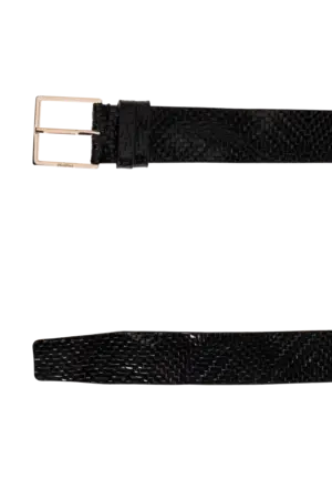 Max Mara Leather Belt - Black