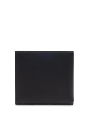 Alexander McQueen Leather Wallet With Printed Logo