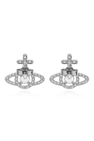 VIVIENNE WESTWOOD Earrings With Shimmering Crystals