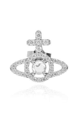 VIVIENNE WESTWOOD Earrings With Shimmering Crystals