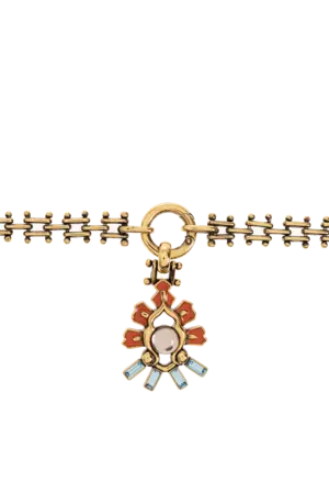 Etro Brass Necklace With Pendant
