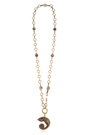 Etro Necklace With Chameleon Pendant