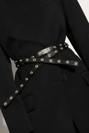 Attico Leather Belt - Black