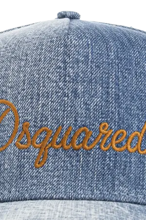 Dsquared2 Denim Baseball Cap - Blue