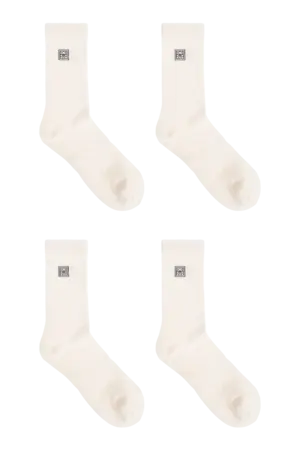 TOTEME Two-pack Of Logo Socks